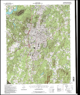 Randolph County, NC: Topographical Maps - Maps of Randolph County