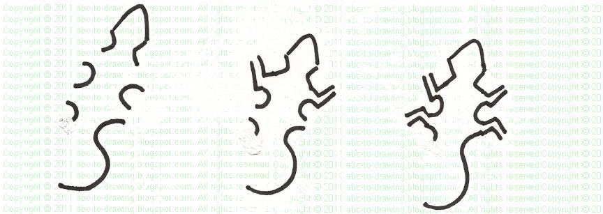 ABC To Drawing: LIZARD
