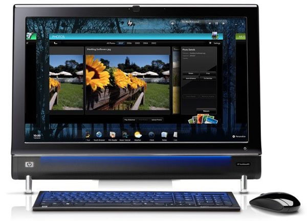 TECNOLOGÍA TÁCTIL: HP TouchSmart PC: Computador todo en uno con ...