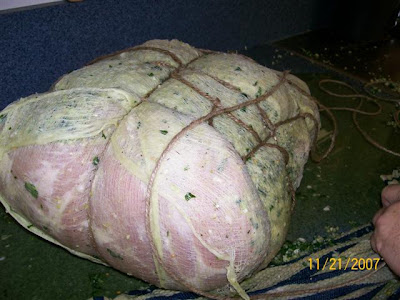 Kathie's Kabin: St. Mary's County Stuffed Ham (northern county style)