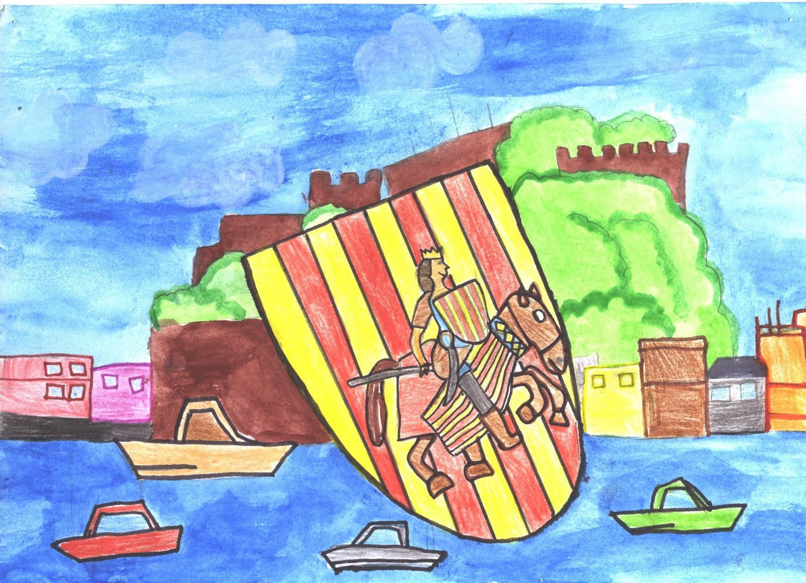 TERCER POU: 1r. CONCURS DE DIBUIXOS JAUME I