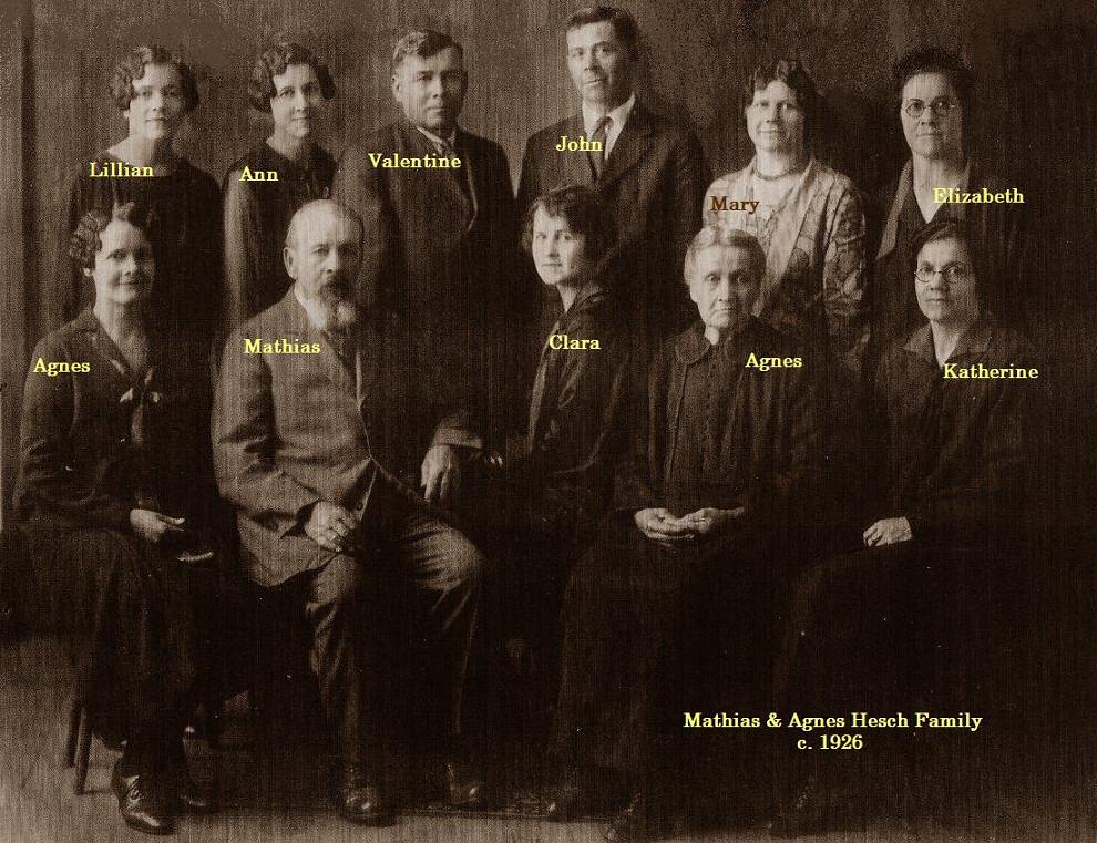 HESCH HISTORY: The immigrant Mathias Hesch