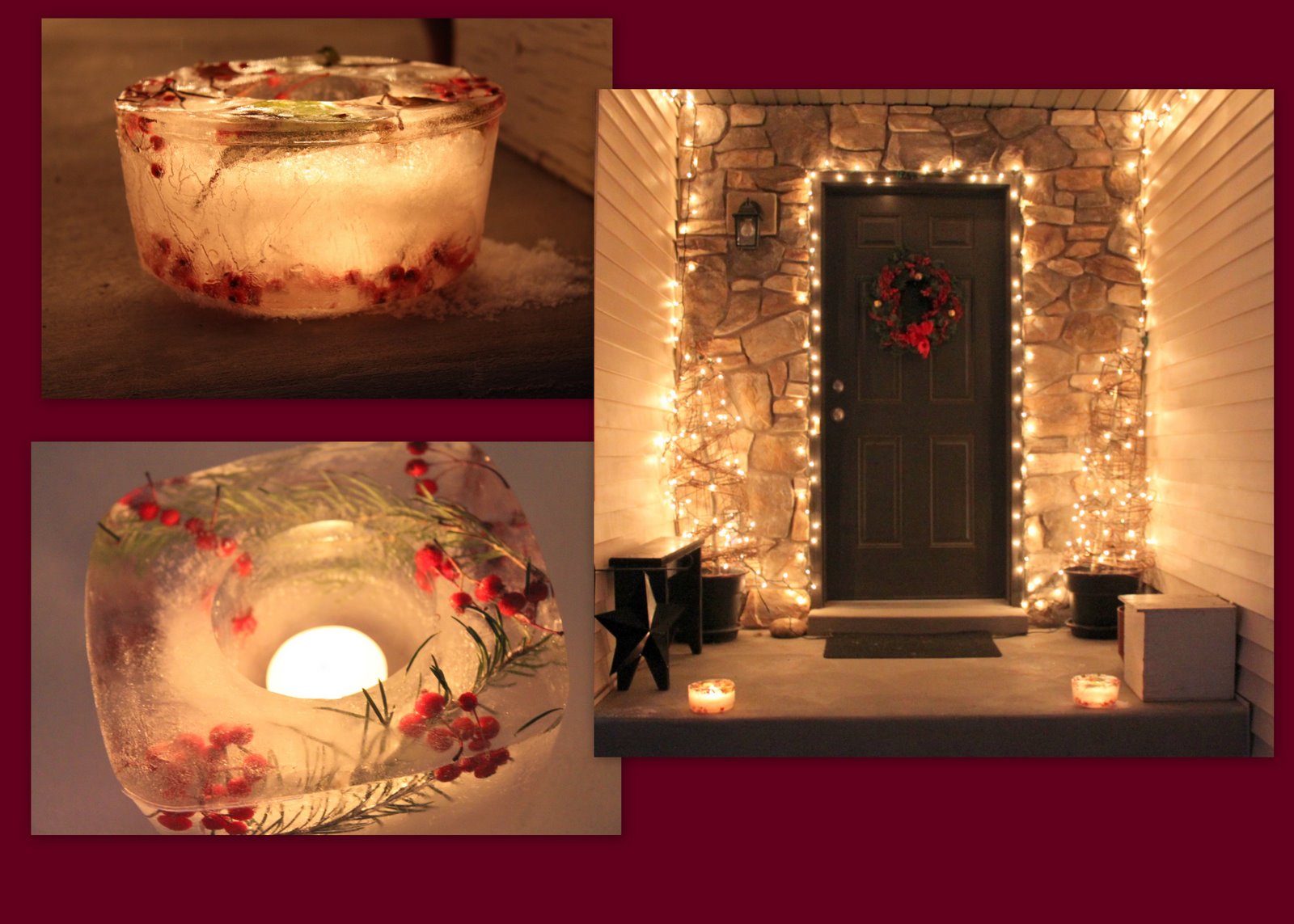 Simply Home and Family: christmas ice decorations