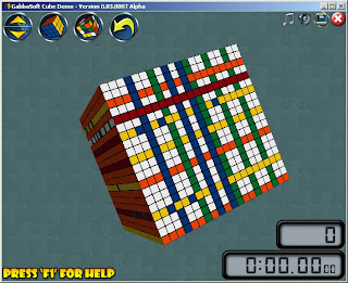 Edward's Web Blog: Gabbasoft Cube Demo - Rubik's Simulation