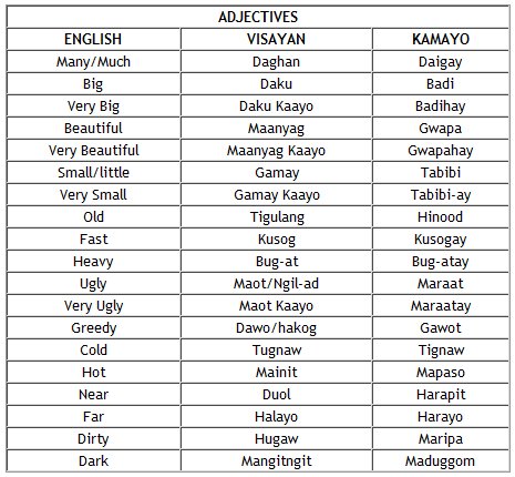 Mayor Reming Nazareno: KAMAYO DICTIONARY