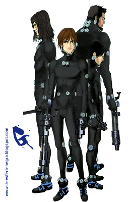 Gantz: La Esfera Negra: Renders de Gantz!
