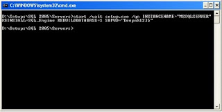 SQLCODE4YOU: Rebuild System Databases In SQL 2005