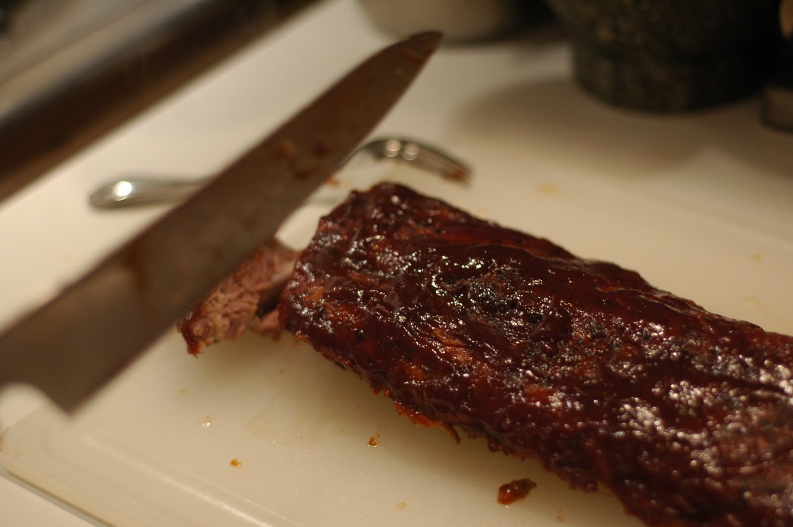 A Girl and Her Kitchen: No Grill Required Tender BBQ Ribs