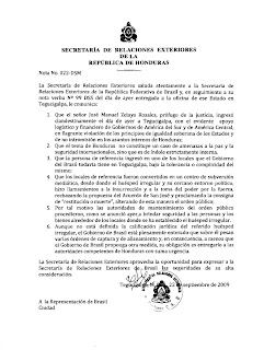 Nota verbal – Assistente administrativo