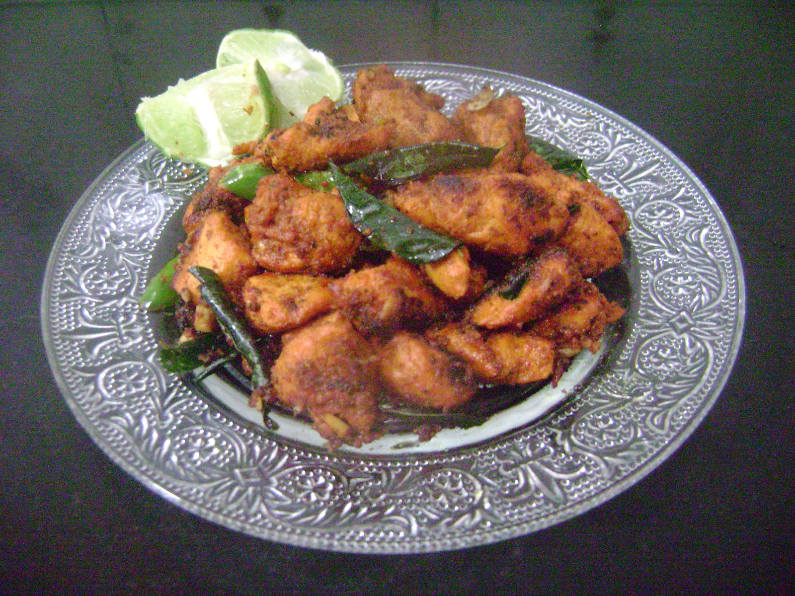 NO Fry Chicken Kabab (Chicken Sholay Kabab)