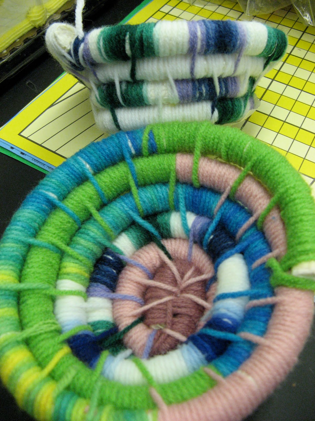 Mrs. Clause's Creative Classroom: 5th Grade Coiled Baskets