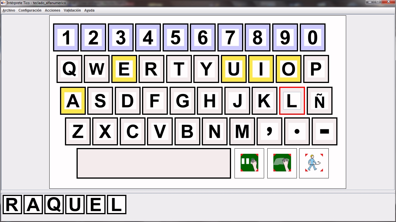 Informática para Educación Especial: Teclado virtual con el Proyecto TICO.
