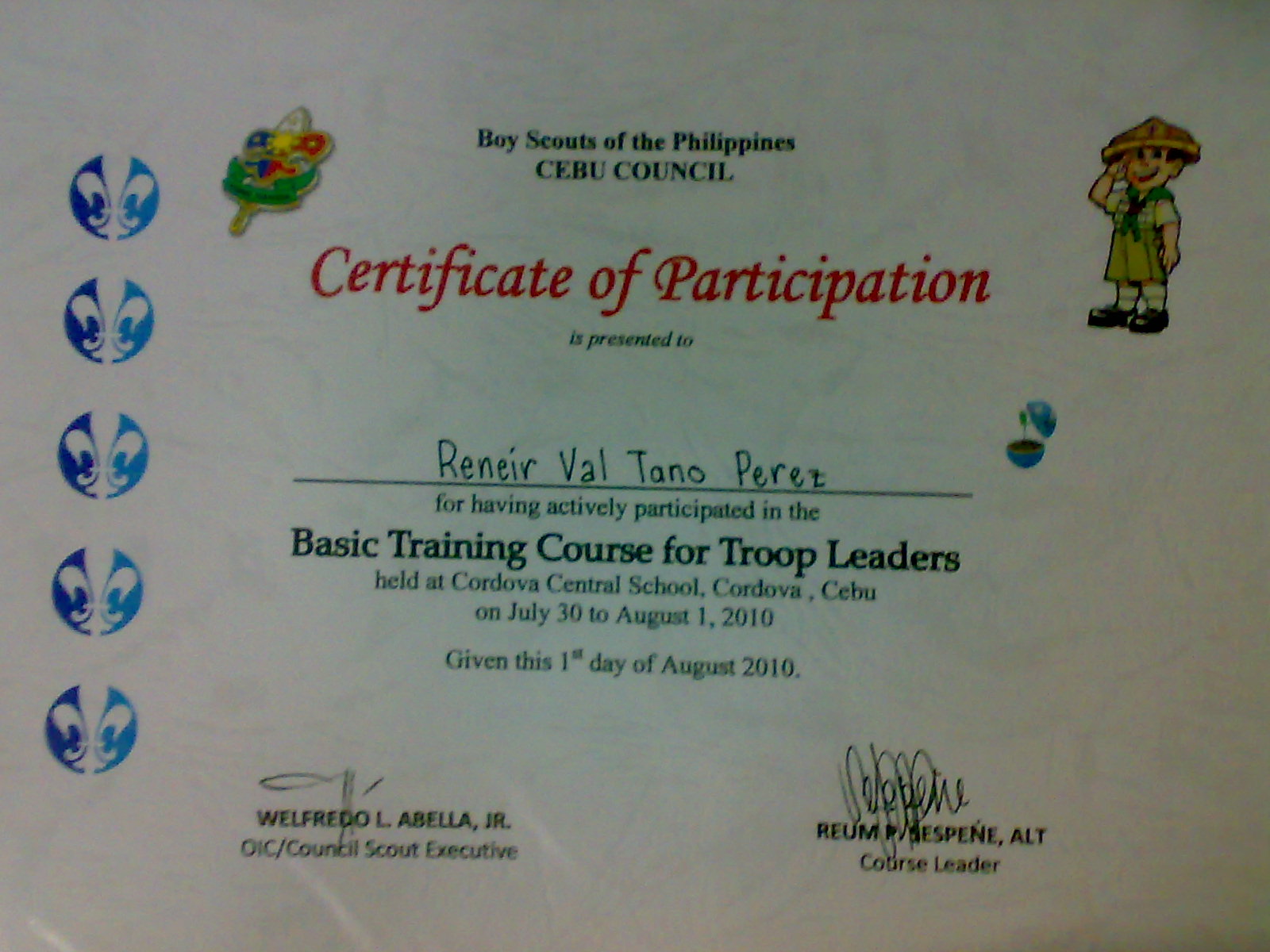 My name is Val and this is my life!: Basic Training Course for Unit ...