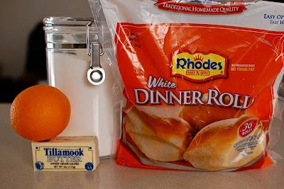 Grandma's Desserts: Orange Bubble Loaf Bread