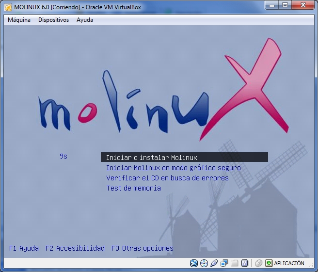 PMLUZONUX: Implementar Molinux 6.0 desde una máquina virtual