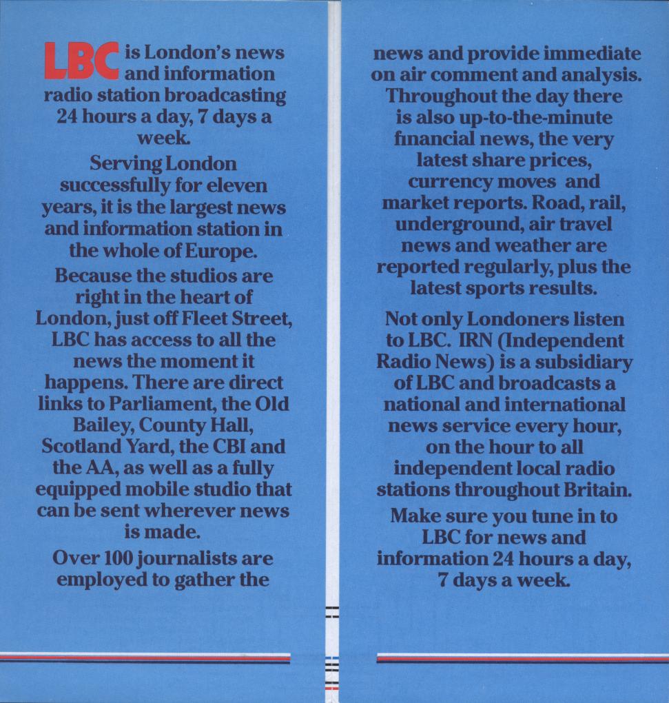 Cape Dx - Gary Deacon: U.K. LBC London 1152 kHz QSL and Audio