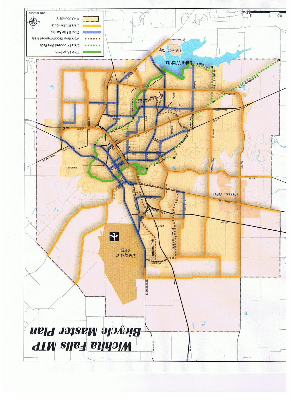 Living Green in Wichita Falls: Wichita Falls MTP Bicycle Master Plan