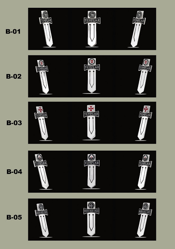 THESE ARE BEAUTIFUL SOLID STERLING SILVER .925 MASONIC BOOKMARKS