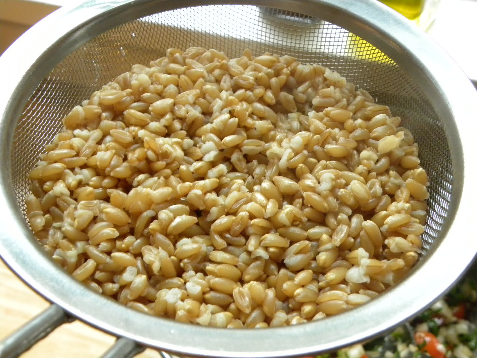 Cookbook Cooking: Farro Salad with Tomatoes and Herbs
