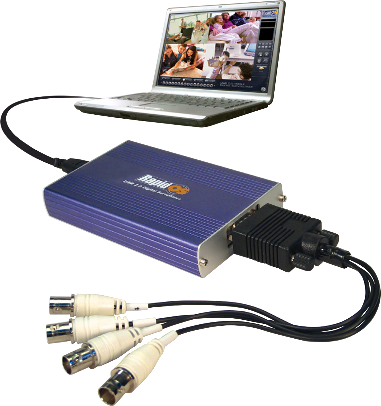 Comaxnet: capturador usb 4ch real