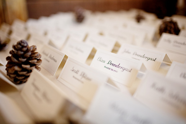 A Mountain Bride: our diy place-cards