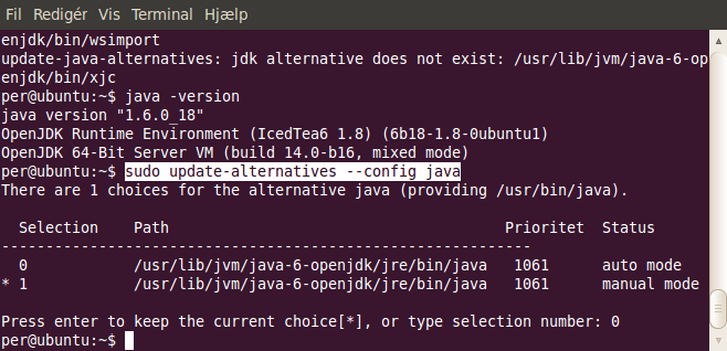 The Computer Cyprianus: Ubuntu og Java Runtime Environment (jre)