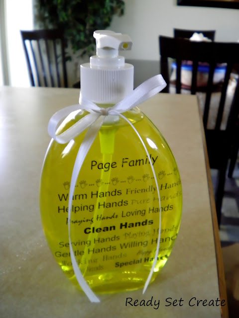 Ready, Set, Create!!: Clean Hands Gift Idea