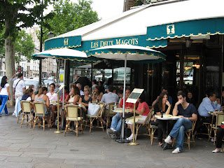American Journal in Paris: Un Cafe Litteraire.