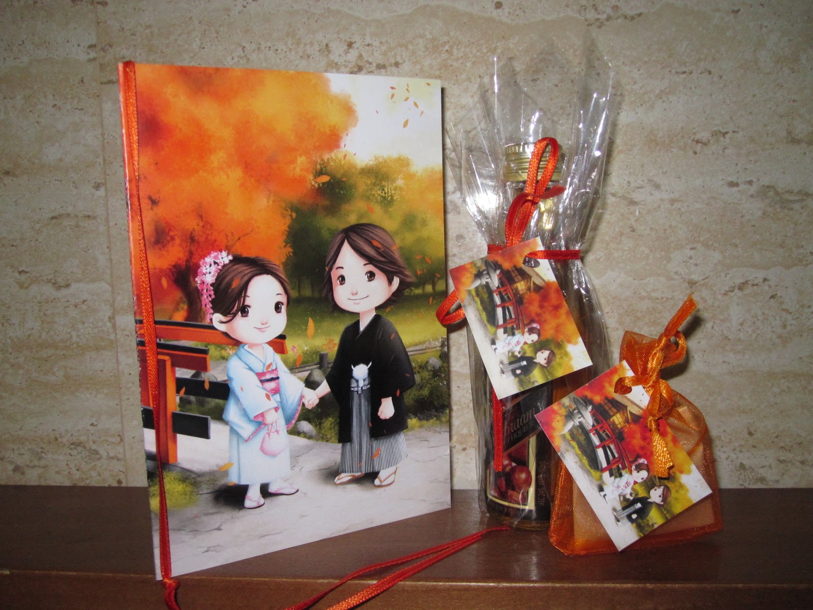 Into a Fairytale: Last year's japanese themed wedding card