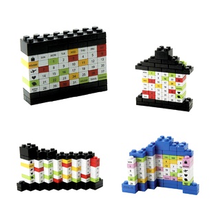 DIY Puzzle Block Desk Calendar (Lego-style) ~ ChaPlang.com Blog
