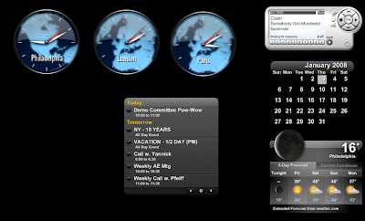The Virtual Engineer: Yahoo! Widgets make my desktop look cool