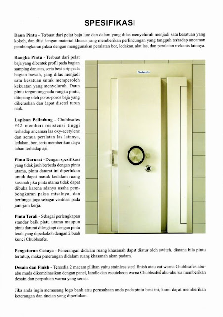 LEMARI BESI TAHAN API CHUBB: BRANKAS LEMARI BESI TAHAN API CHUBB