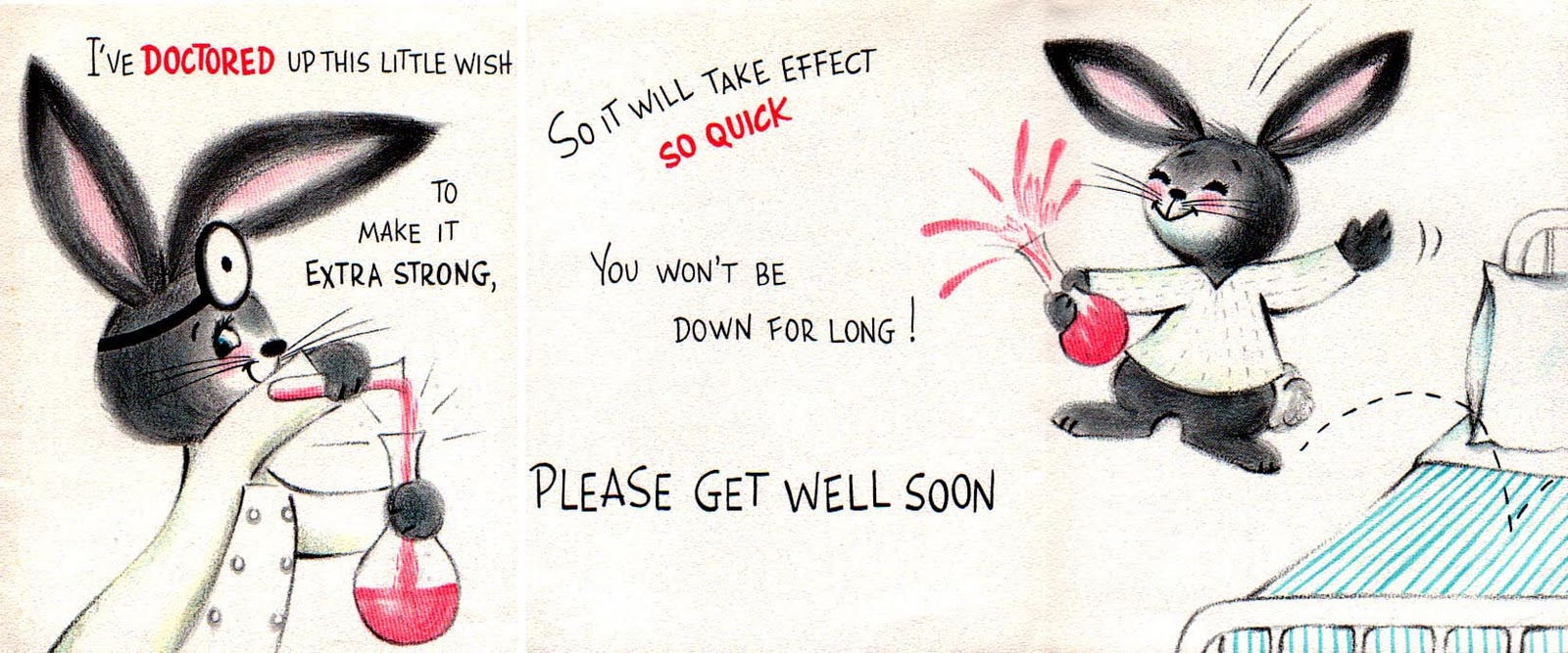 and everything else too: "Get Well" Card Art (Rabbit Edition)