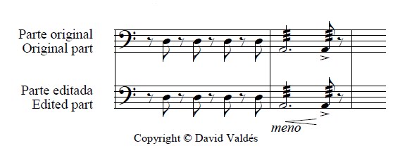Percusize Me!: Edición de partes de timbales.
