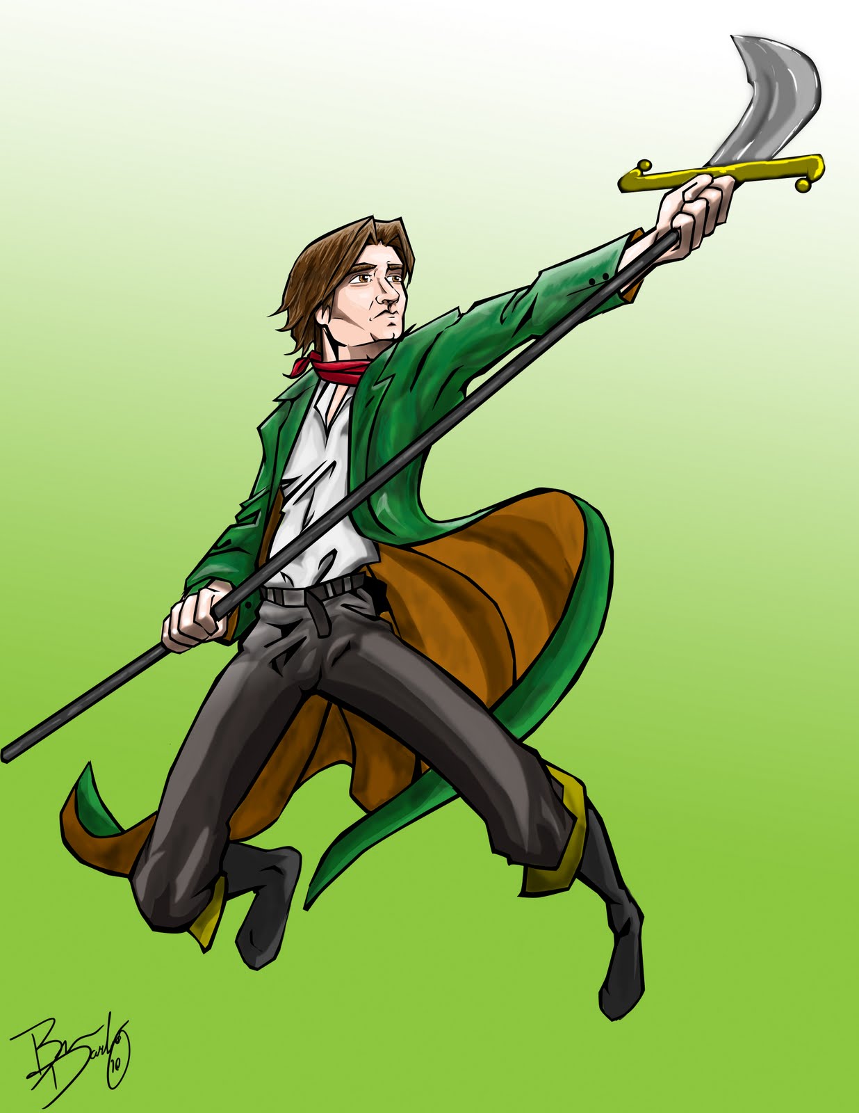 Ben Darling's Art Portfolio: Matrim Cauthon animated from the wheel of ...