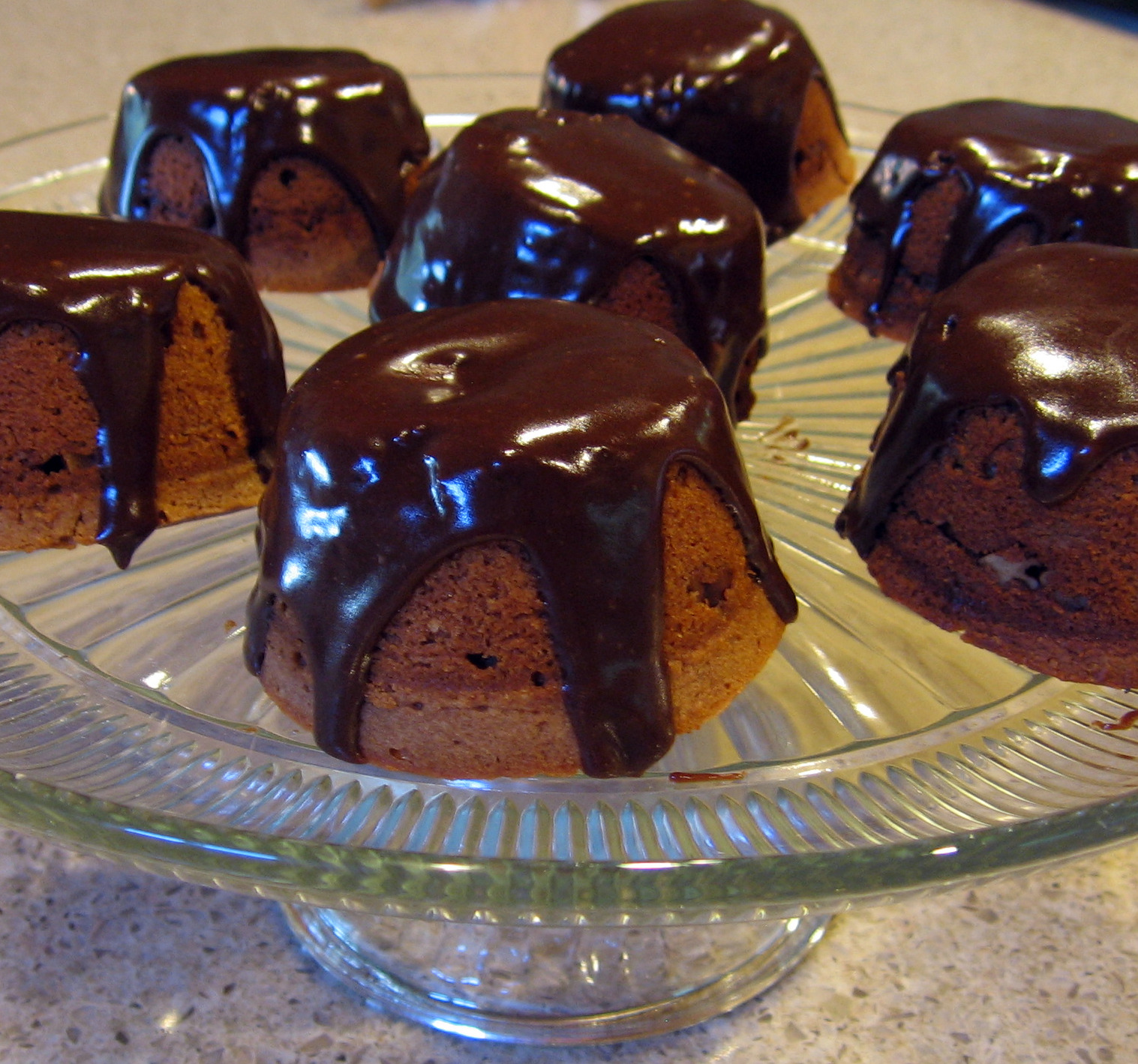 cookin' up north: Baking with Dorie, Mini Chocolate Bundt Cakes