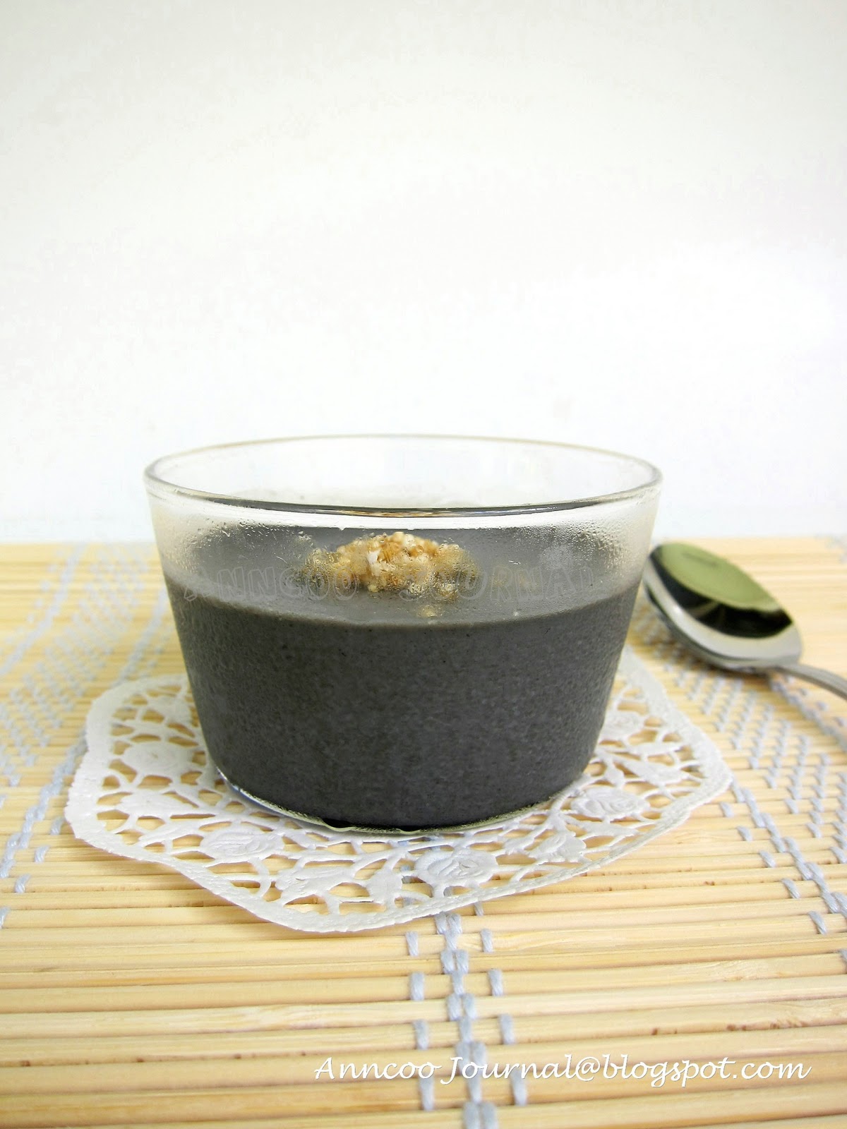 Black Sesame Cream Jelly - Anncoo Journal