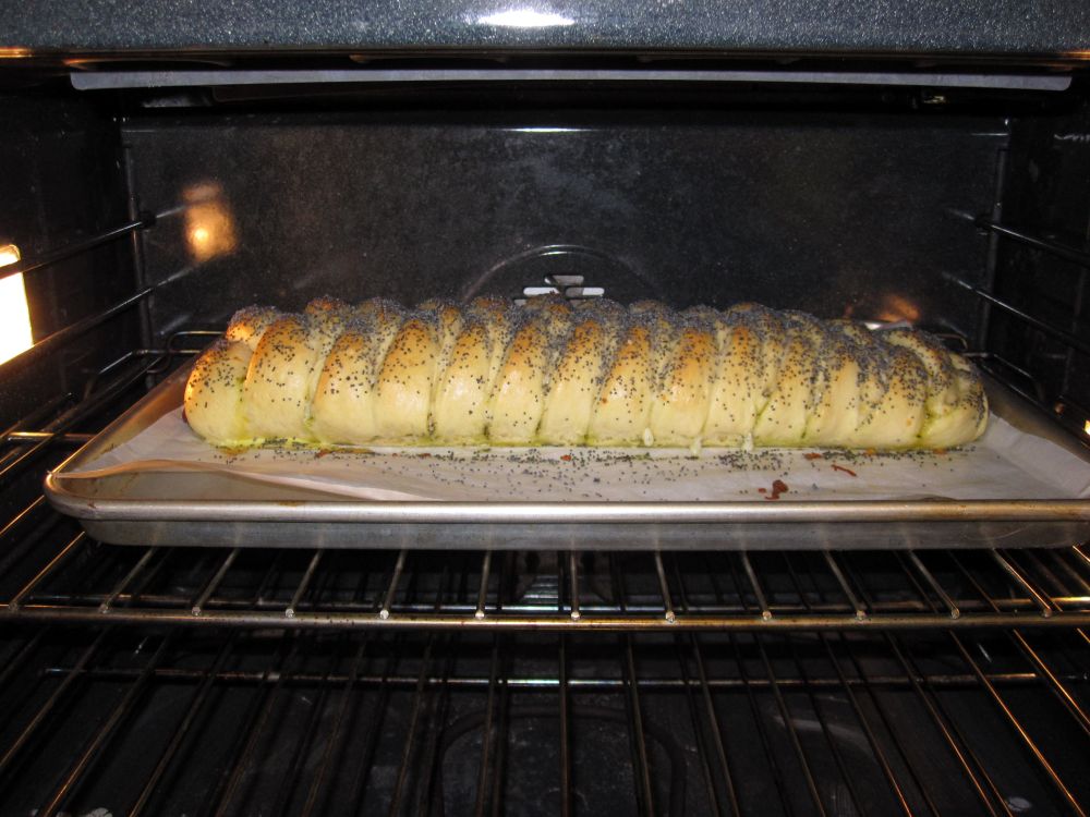 Happy Go Marni: White, Red, and Green Italian Braid Featuring a Pesto ...