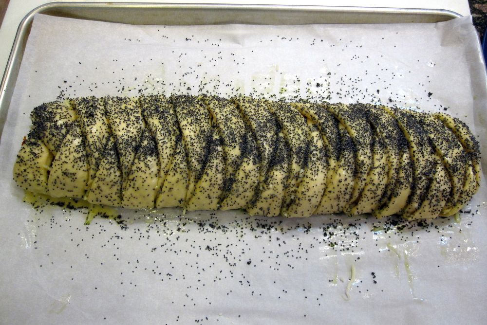 Happy Go Marni: White, Red, and Green Italian Braid Featuring a Pesto ...