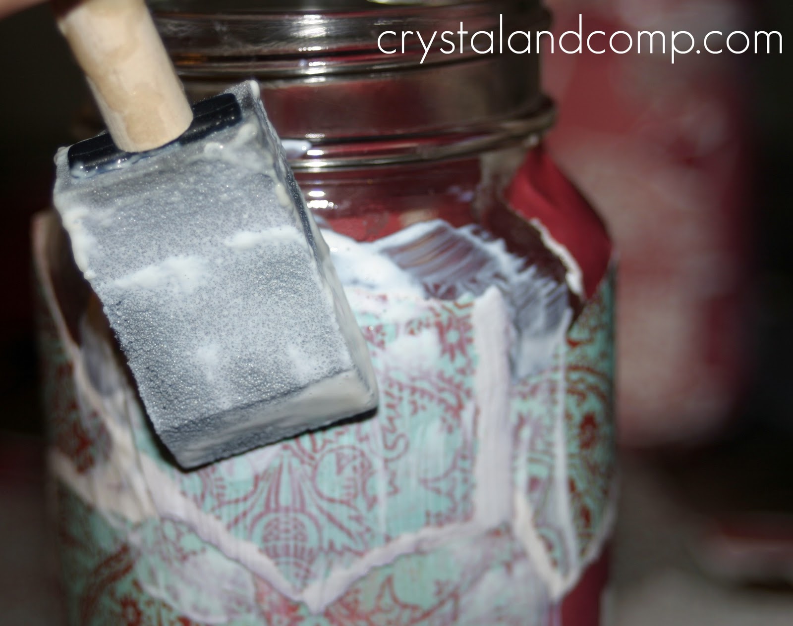 How To Make A Mod Podge Vase CrystalandComp how-to-make-a-mod-podge-vase-crystalandcomp