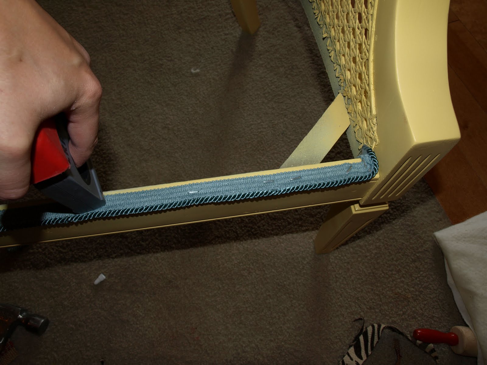 oh write!: Yellow Cane Chair: A Tutorial