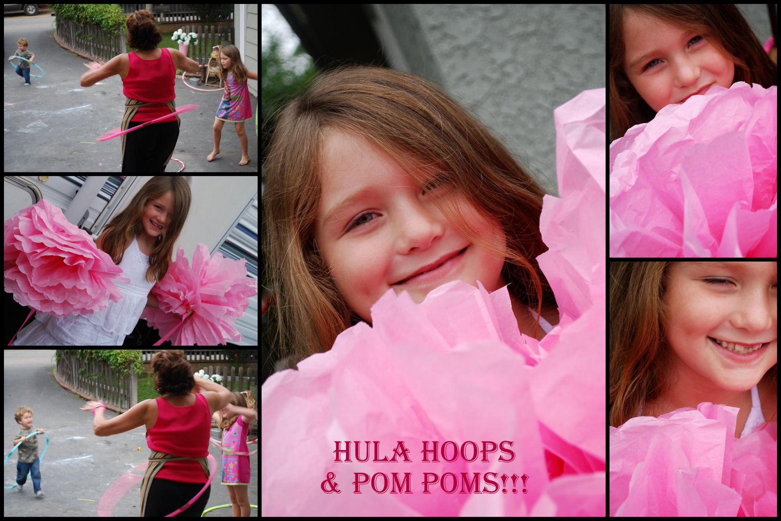 Tattered Threads & Willing Hands: Hula Hoops & Pom Poms...