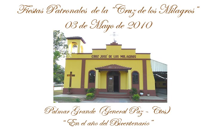 PALMAR GRANDE ON LINE: Programa Fiestas Patronales 2010