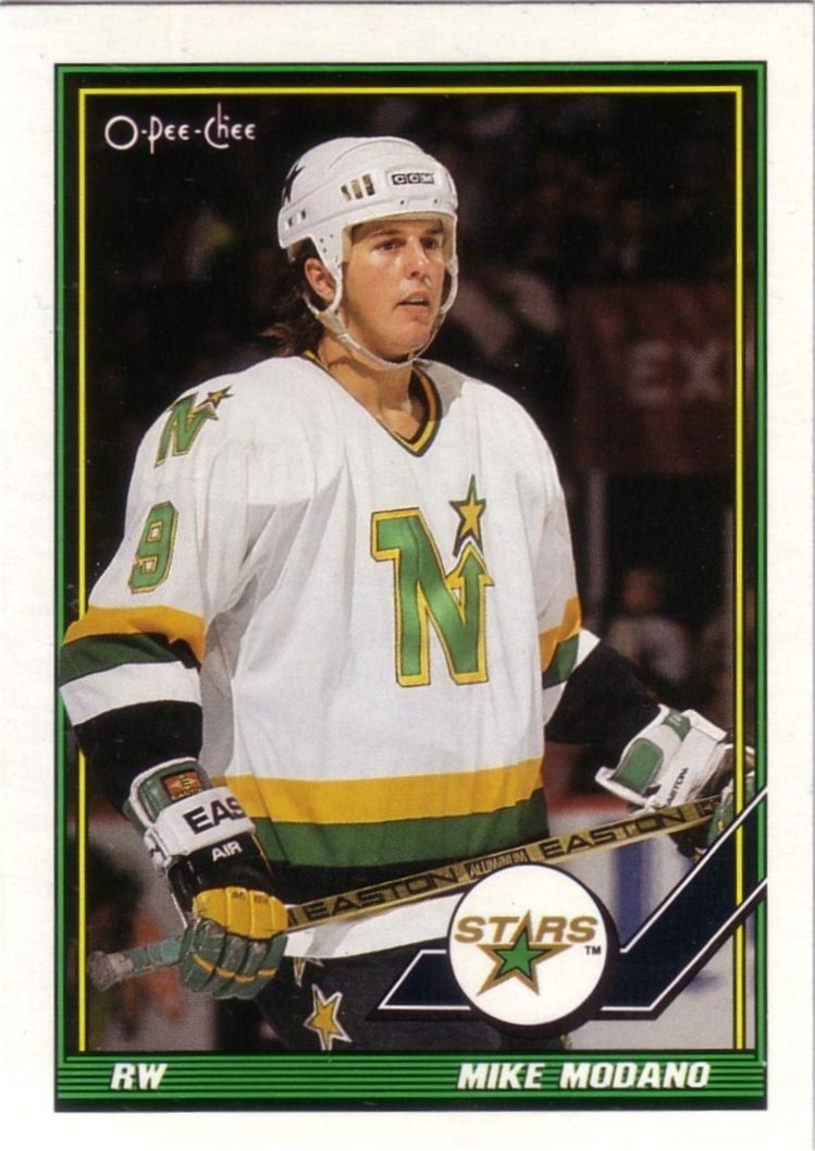 Minnesota North Stars Cards: 1991-92 O-Pee-Chee #367 Mike Modano