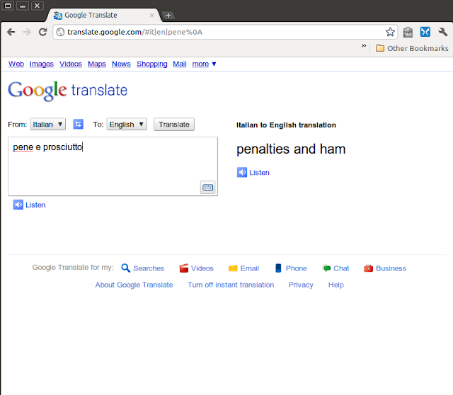 shut up and sing!: Better be careful using Google translate