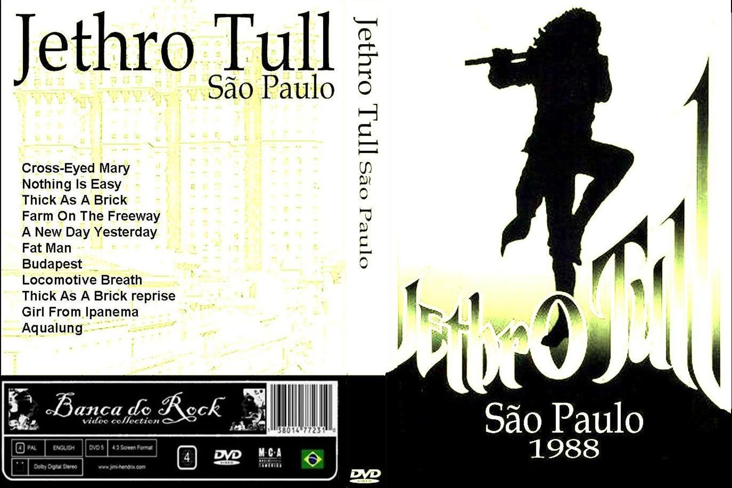 BANCA DO ROCK Rock Concert DVD: 1000 - DVD JETHRO TULL 1988 - BOOTLEG