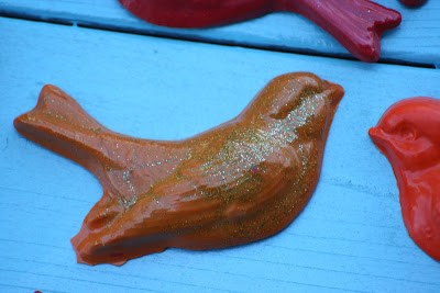 Picnics in the Park: Bird Shaped Crayons