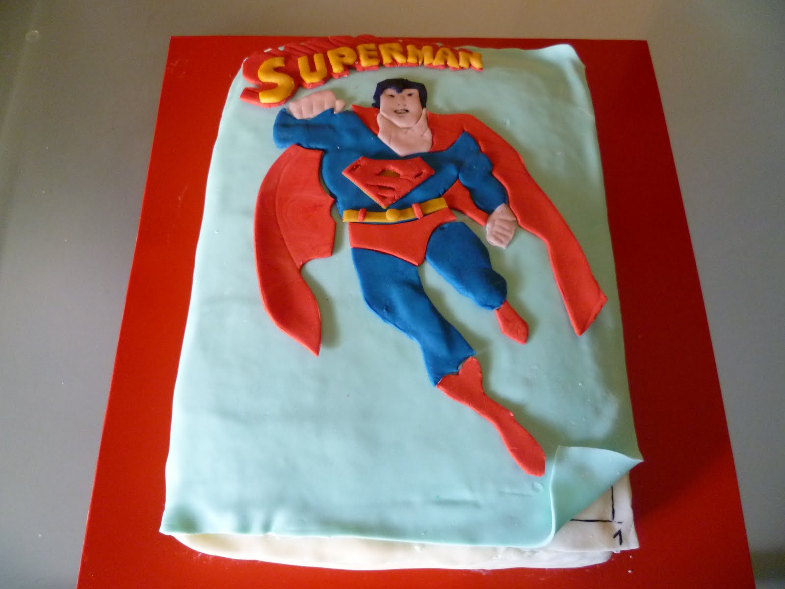 La Riccia Che Pasticcia: TORTA SUPERMAN / SUPERMAN CAKE