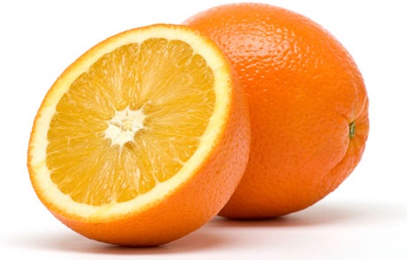 een oranje sinaasappel
