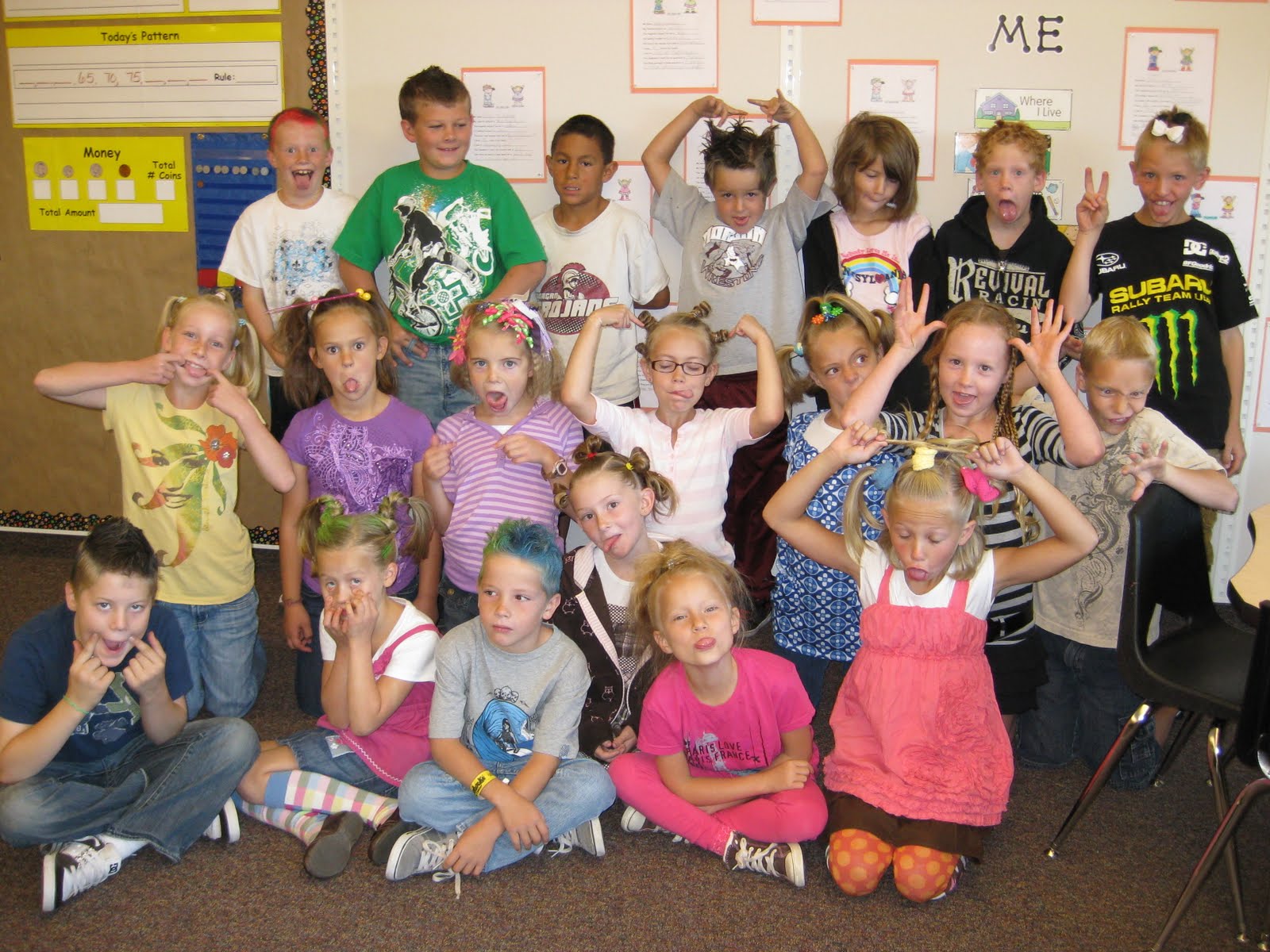 Mrs. McClellan's Class: Funny Faces, Crazy Hair, Silly Socks